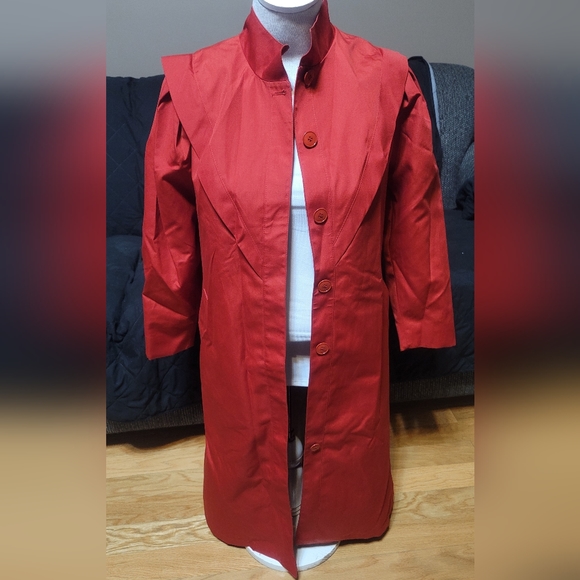 misty harbor | Jackets & Coats | Womens Misty Harbor Petite 6 Long Red ...